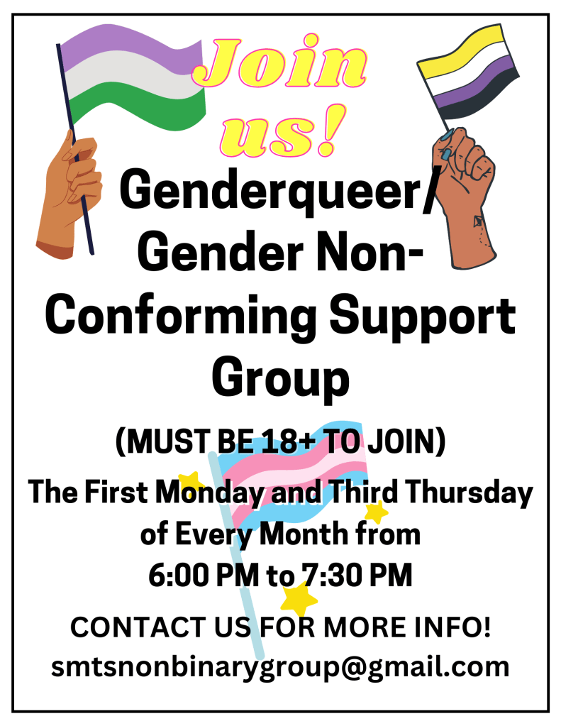 Non-Binary Support Group – Ari Q Will